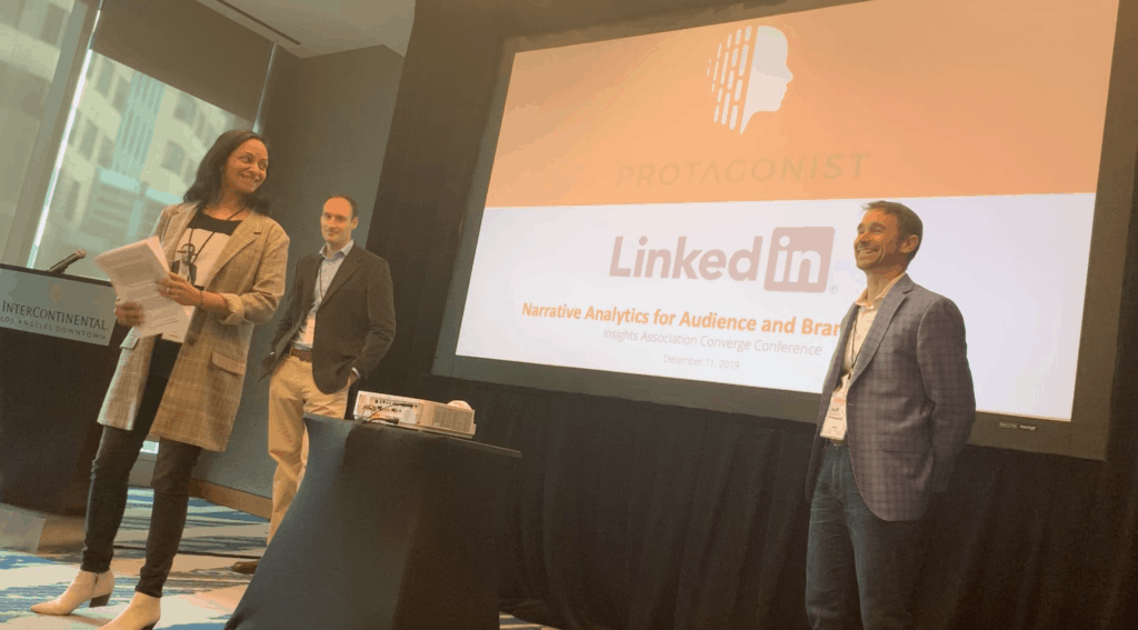 Linkedin Features Protagonist And Narrative Analytics In Blog Post