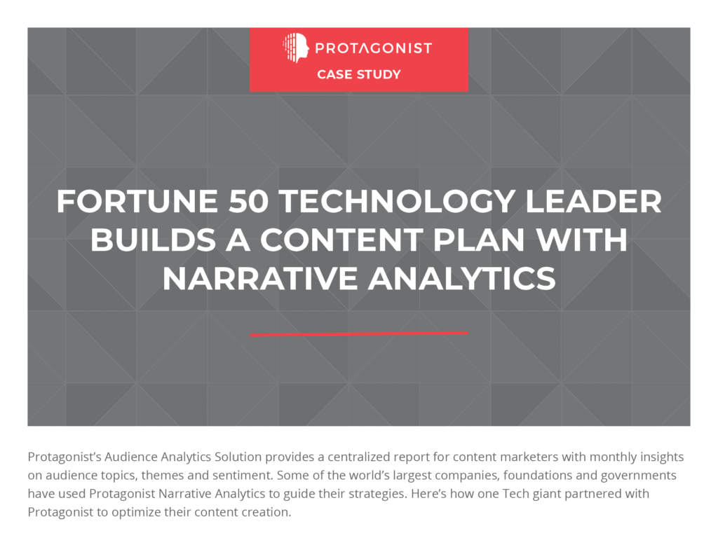 Case Study - Content Optimization - Protagonist